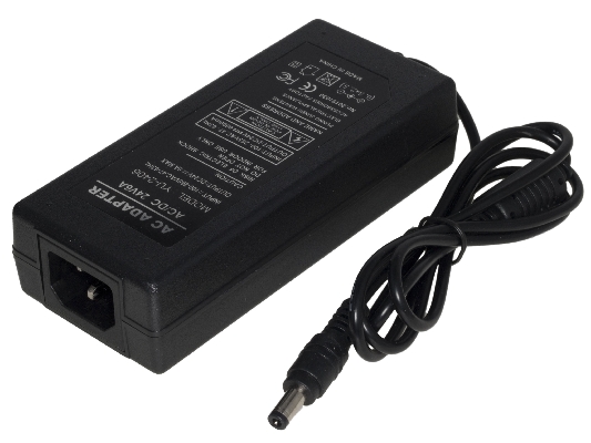 Adapter, stoni, 230VAC/110VAC na 24V/6A DC, DC konektor 2.1x5.5mm