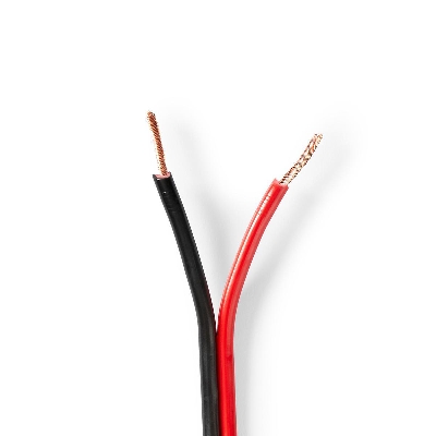 Provodnik za zvučnike, crveno-crni, 2 X 1.50mm², 100% bakarni provodnik