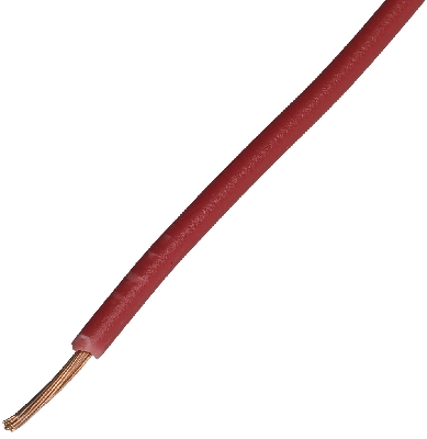 Provodnik, bakarni, PVC, H05V-K, 0.5mm², crveni