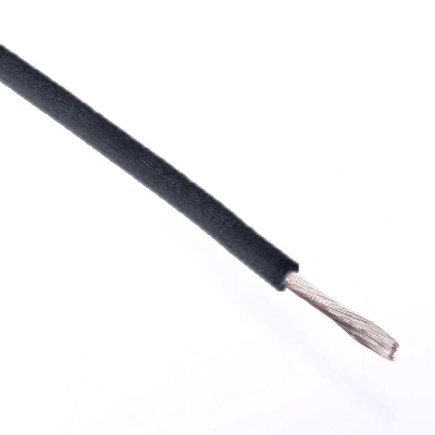 Provodnik, silikonski, crni, AWG18, 0.82mm², 600V, -60°C/+200°C, formacija 150/0.08, max 22A