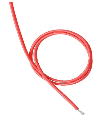 Provodnik, 28AWG (0.08mm²), 3KV DC, High Voltage silicone line, crveni