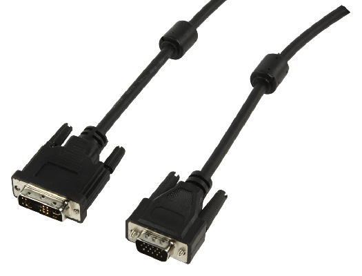 Kabl, DVI-A 12+5 pin muški, na VGA DSUB 15 HD, muški, 3.0 metara