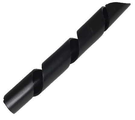 Bužir, spiralni, 8-60mm, crni
