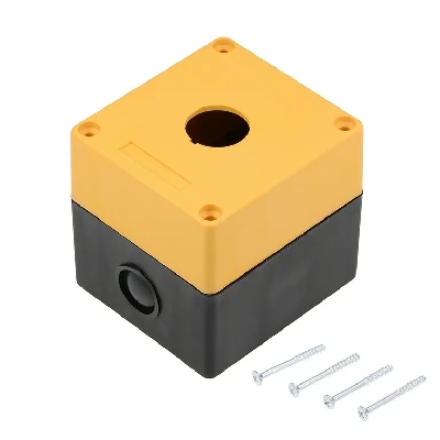 Waterproof Button Switch Control Box Yellow, BX1