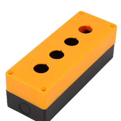 Waterproof Button Switch Control Box Yellow, BX4