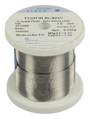 Tinol, 1.00mm, Fluitin-S 1532, 250 grama, S-Sn60Pb38Cu2, Halide activated flux 2.2%