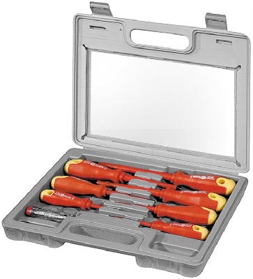 Electric screwdriver-set. 8 pcs.