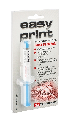 Flux Easy Print Sn62/Pb36/Ag2, 1.4 ml, za SMD lemljenje, bez naknadnog čišćenja