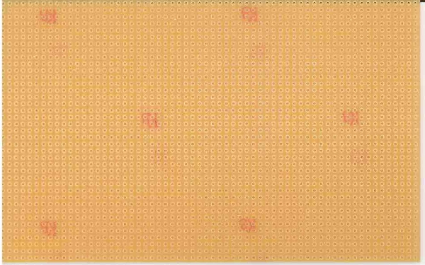 Perinaks (FR3) ploča, sa rupicama, RM2.54, BEZ bakra, 160x100mm