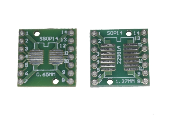 Pločica, adapter za prelaz sa SOP14/TSSOP14/SSOP14 na DIP14
