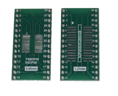 Pločica, adapter za prelaz sa SOP28/TSSOP28/MSOP28/SSOP28 na DIP28
