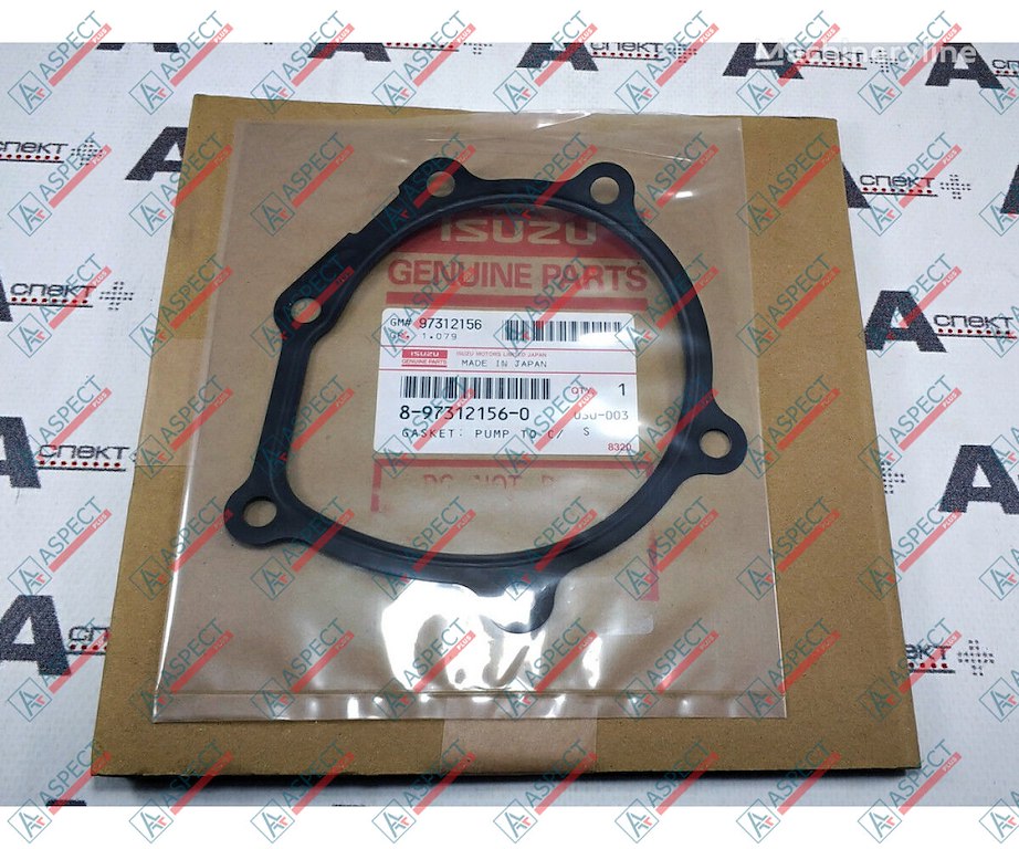 Water pump Gasket 8973121560 Isuzu 8973121560 za Case CX130B LC, CX130C, CX135C,CX145C SR ,CX160C, CX180C bagera