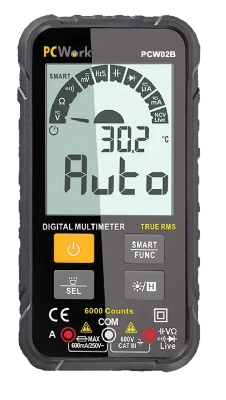 True RMS Smart Digital Pocket Multimeter
