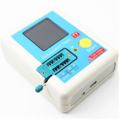 T7 Multifunctional Component Tester, Diode, Triode, Capacitance Meter, LCR, ESR, NPN/PNP, MOSFET