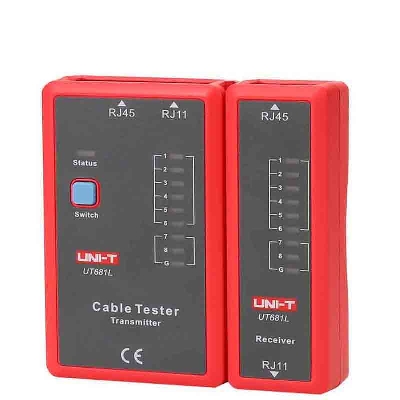 Kabl tester, Uni-T, UT681L, za testiranje kablova sa RJ11 i RJ45 konektorima