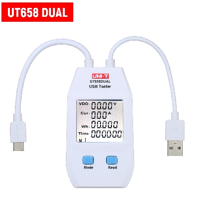 Dual USB Tester (USB-C & USB-A)