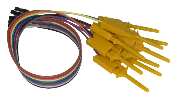 Ispitne pipalice sa vezom preko CG konektora, 10 komada, žuta