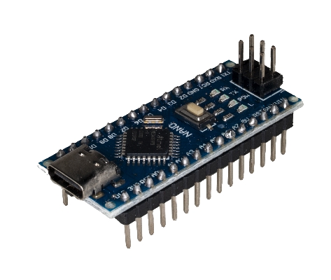 Arduino Nano compatible V3, ATmega328P, CH340, mini USB board, USB-C konektor