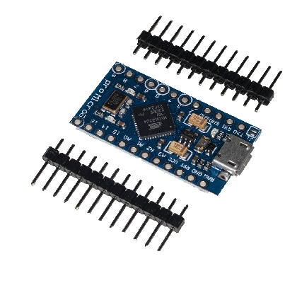 Arduino compatible Pro Micro ATmega32U4, 5V, 16MHz, Micro USB konektor, nezalemljena letvica