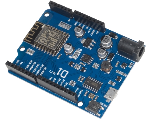 Arduino compatible UNO sa ESP8266, WeMos D1 WiFi, MICRO-USB