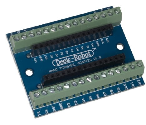 Arduino Nano compatible terminal adapter