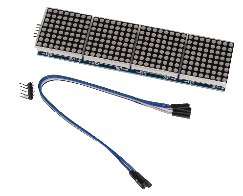 Modul sa MAX7219 i četiri 64bitna dot LED displeja, 4 u 1