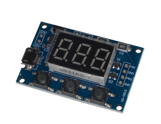 2-way PWM pulse frequency duty cycle adjustable module