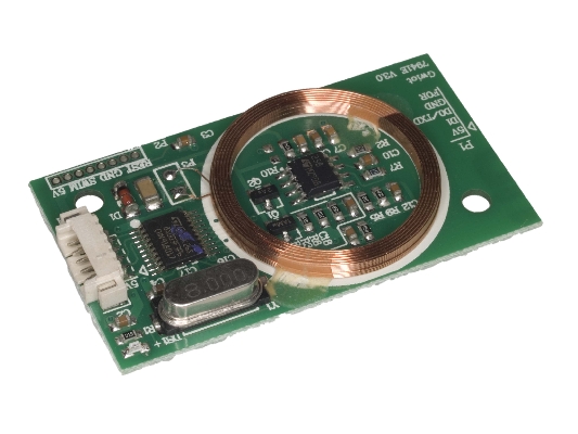 RFID UART Reader Wireless Module 3Pin 125KHz Card Reading EM4100 8CM DC 5V for IC Card PCB Attenna S