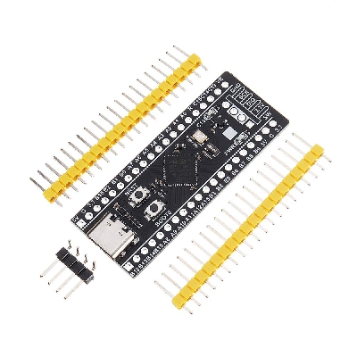 BlackPill version board equipped with STM32F401CCU6 microcontroller, USB type C connector