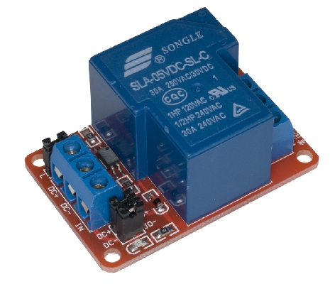 Jednokanalni modul, sa relejom, 5V/30A, High/Low level, optokaplerski izolovan