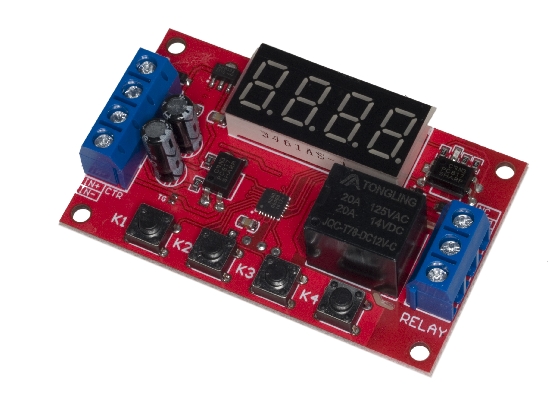 Adjustable Time Delay Relay Module Pulse Cycle 12V