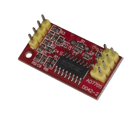 AD7705 Dual 16 bit ADC Data Acquisition Module