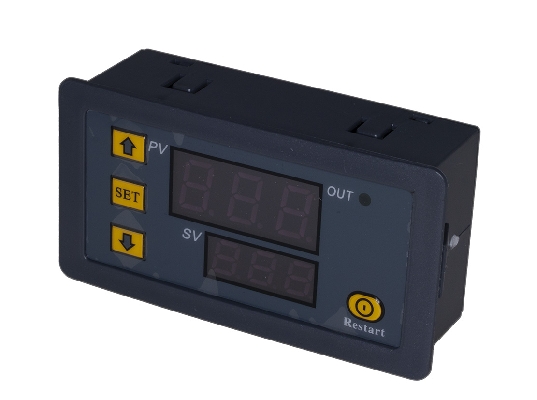 Dual display digital time delay relay module: Style:DC 12V