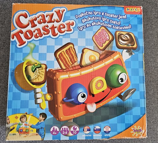 Društvena igra Crazy toster
