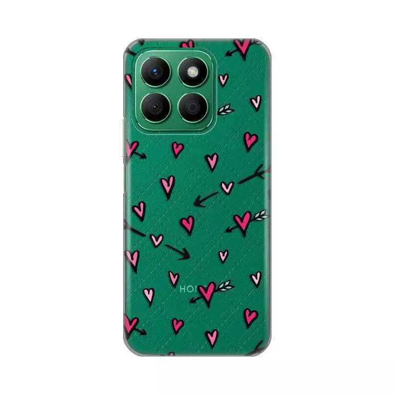 Maska silikon Print za Honor X8b Heart Pattern