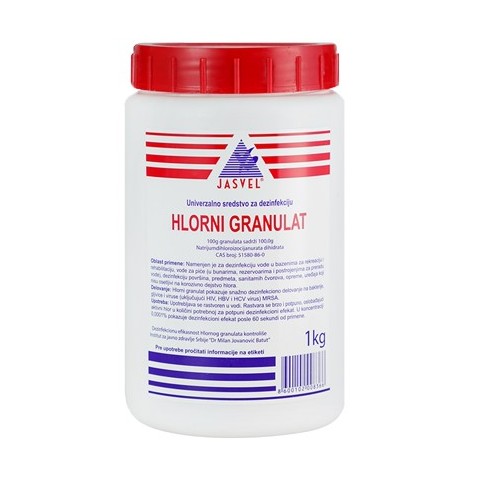 Hlorni granulat 50kg Jasvel