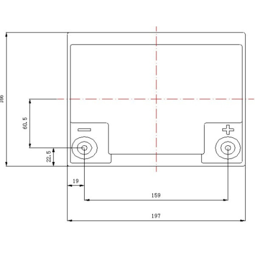 NPP NPG12V-38Ah, GEL BATTERY, C20=38AH, T14,197*165*174*174, 11KG, Light grey