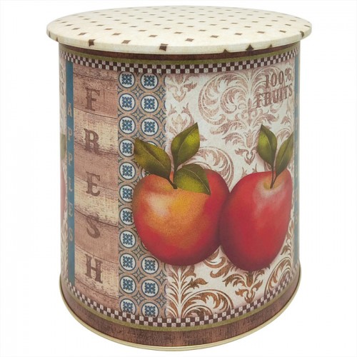 Metalna kutija za keks apples
