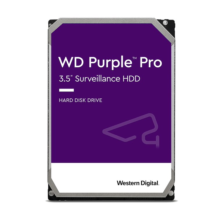 Western Digital 12TB 3.5" SATA III 256MB 7200rpm (WD121PURP) Purple Pro hard disk