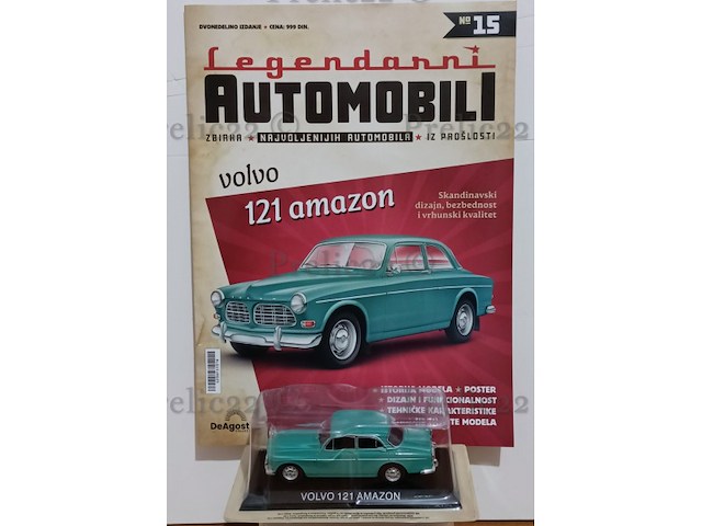 Legendarni automobili Broj 15 - VOLVO 121 Amazon - DeAg
