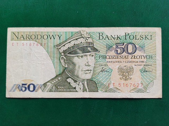 50 ZLOTYCH 1986