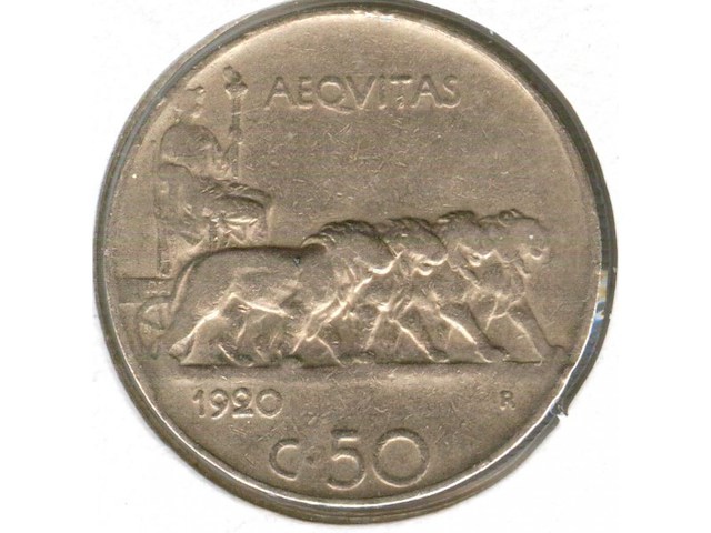 Italija 50 centesimi 1920