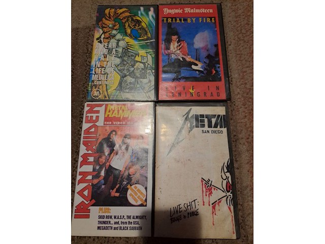 Heavy Metal - 4 VHS kasete