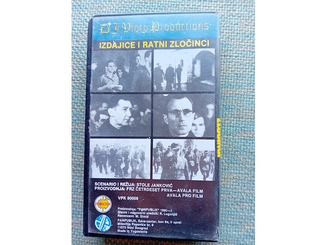 Izdaice i ratni zločinci Stole Janković VHS