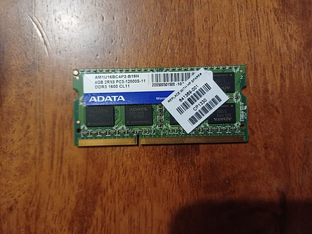 Ram memorija DDR3 A-DATA , 4GB , 1600MHz