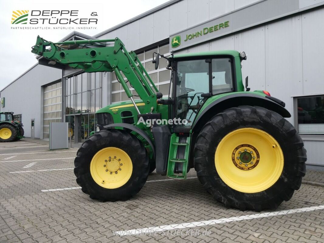 John Deere 7530 Premium inkl. 751 Frontlader traktor točkaš