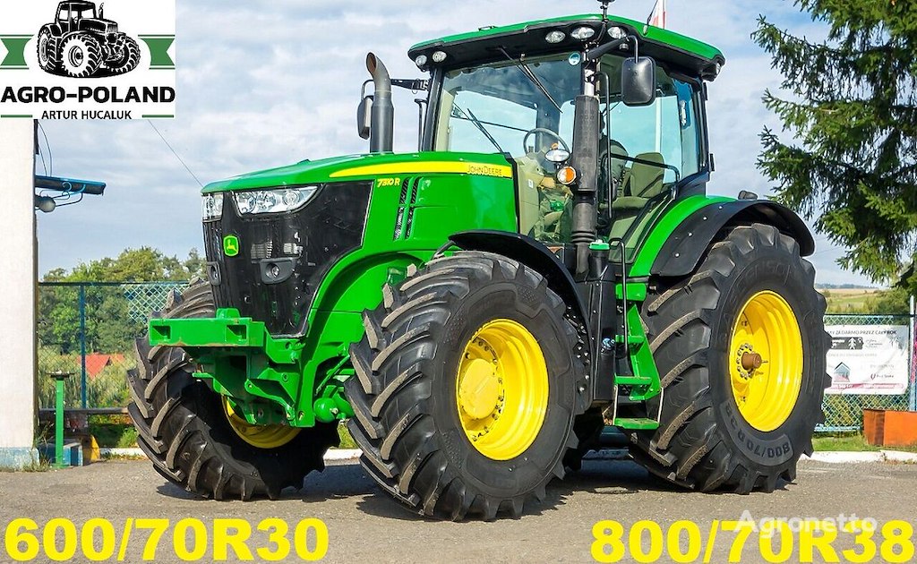 John Deere 7310 R - TLS - 2014 - ORYGINALNE OPONY traktor točkaš