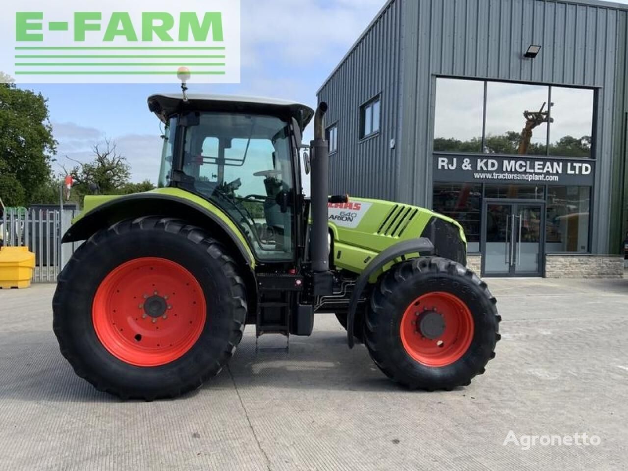 Claas arion 640 tractor (st16792) traktor točkaš