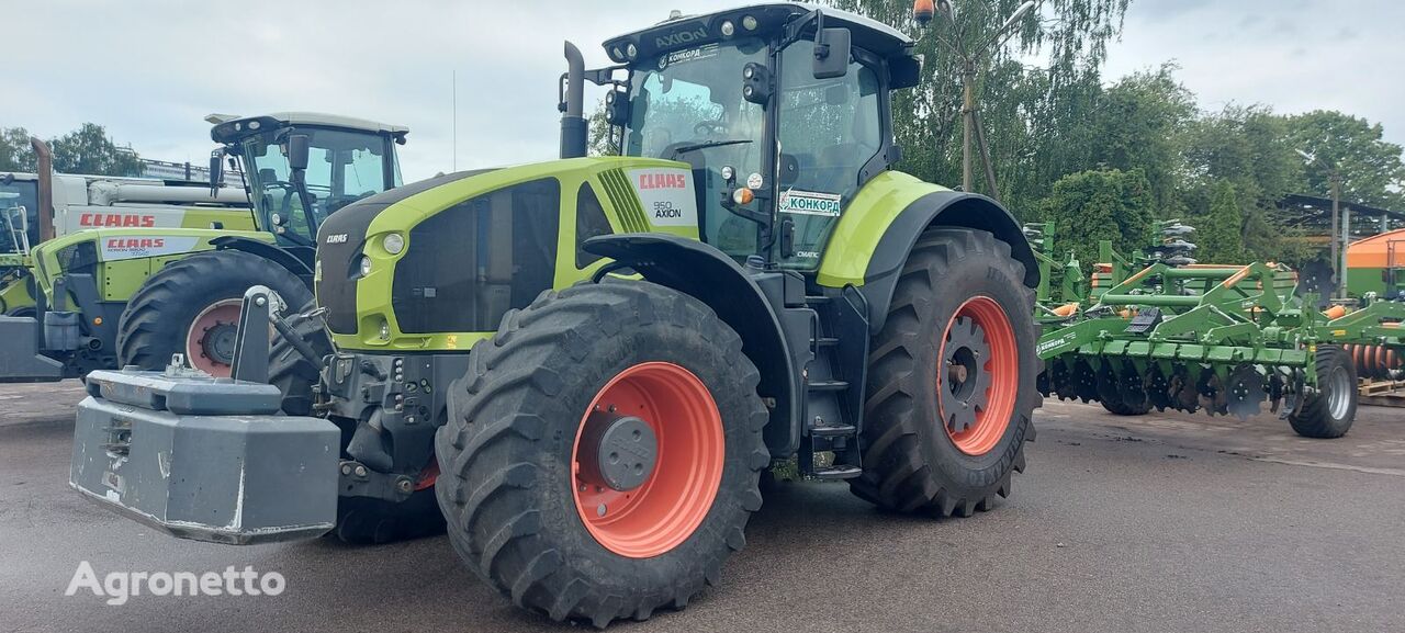 Claas Axion 950 + GPS S10+ RTK + balasti traktor točkaš