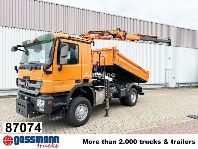 Mercedes-Benz Actros 1832 AK 4x4, Winterdienstaustattung, Kran kiper